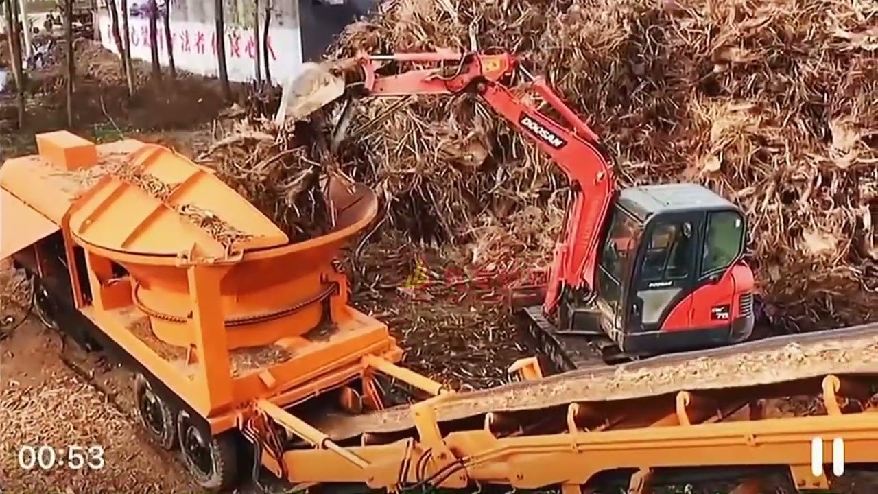 Heavy Duty Tree Root Stump Crusher Mobile Stump Crushing Machine Wood ...