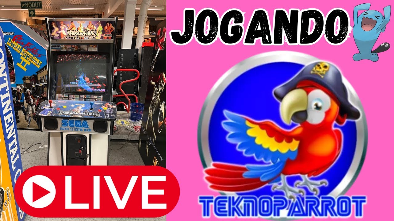LIVE!!!! - Jogando Arcades Modernos com TeknoParrot - YouTube
