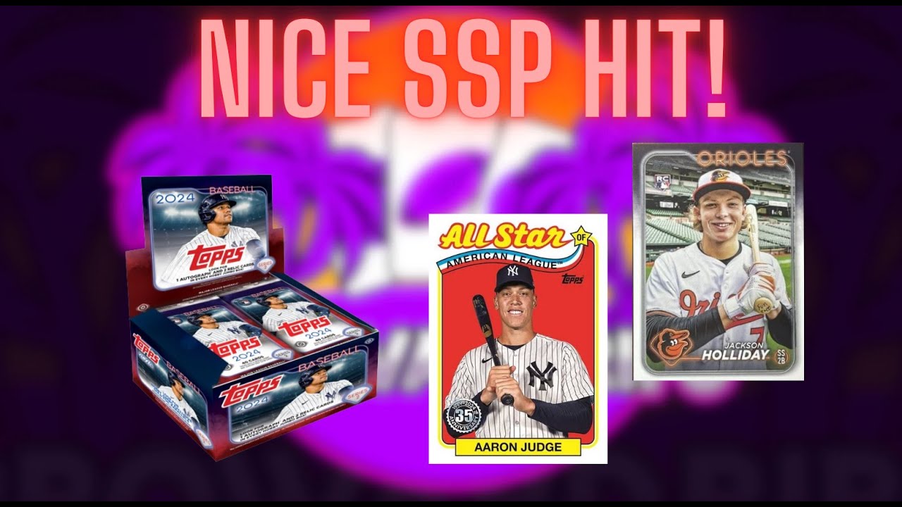Golden Mirror SSP! 2024 Topps Series 2 Jumbo Hobby Box Review! - YouTube