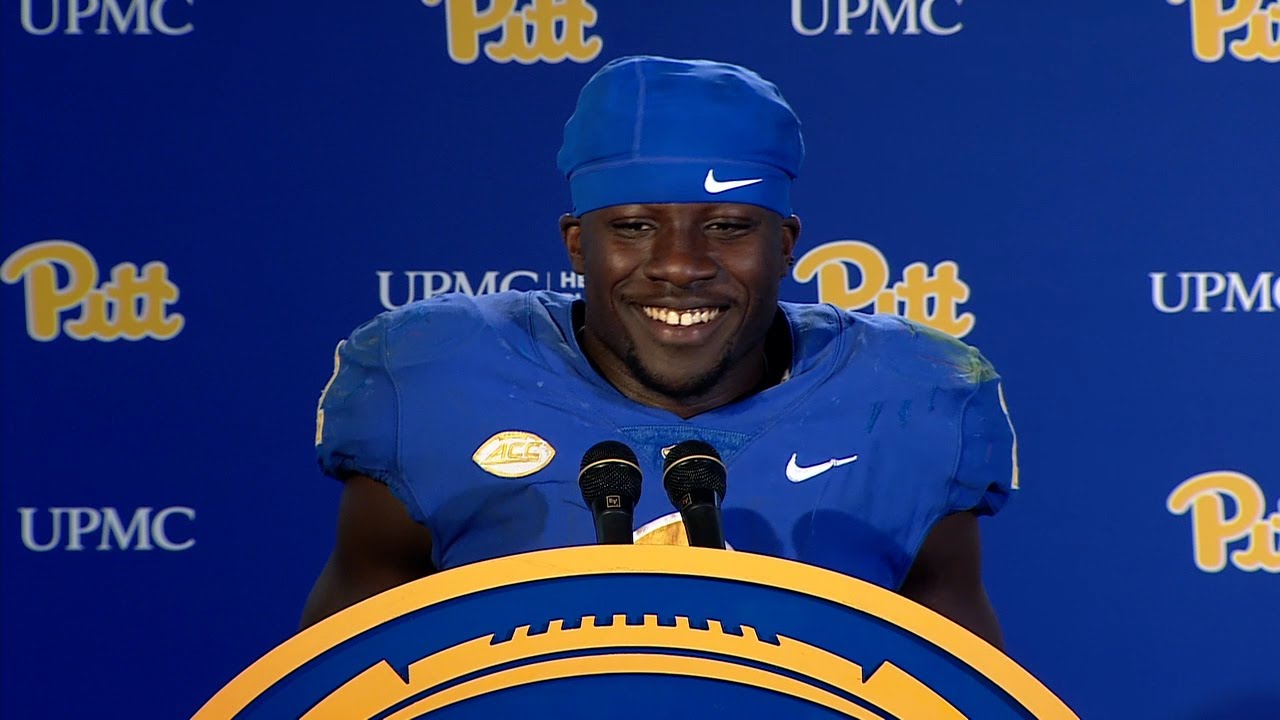 Pitt Football | Postgame vs. Virginia Tech | Israel Abanikanda - YouTube