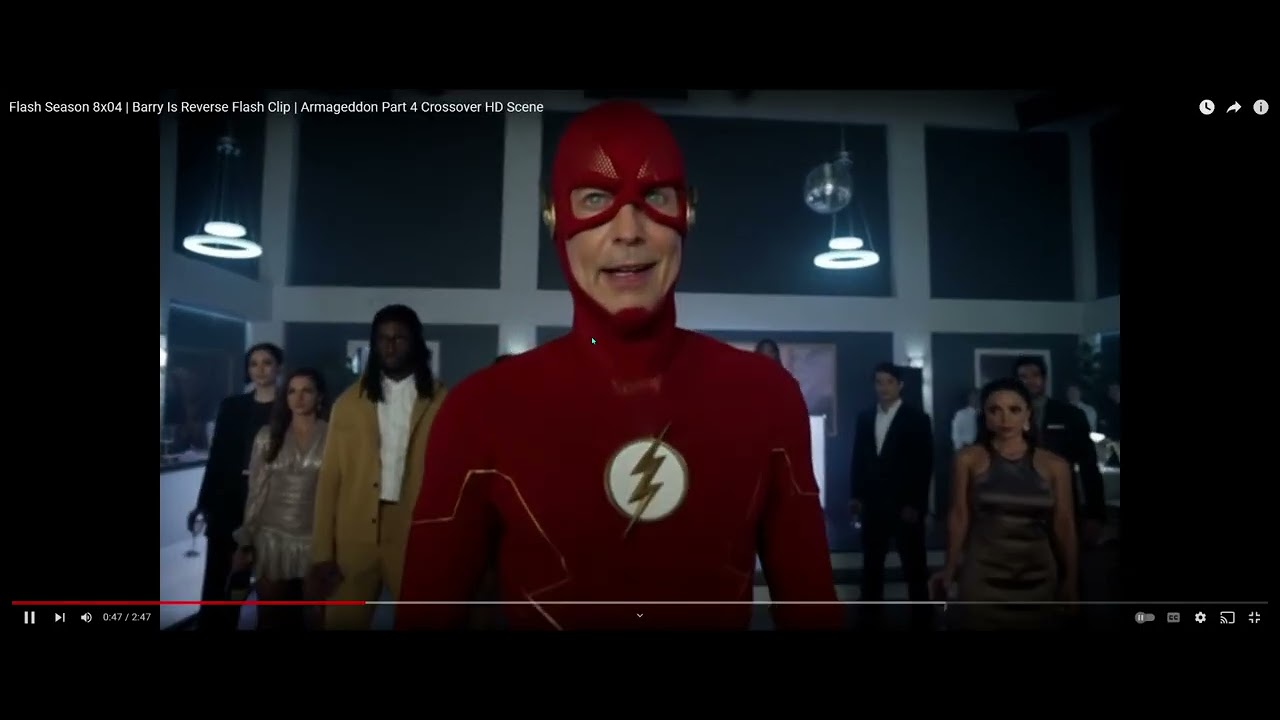 Thawne looks so goofy in barrys suit The flash 8x02 - YouTube