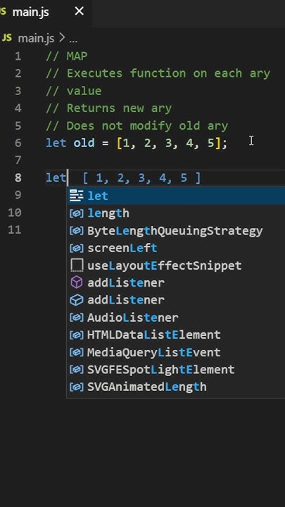 Javascript Map Method Youtube