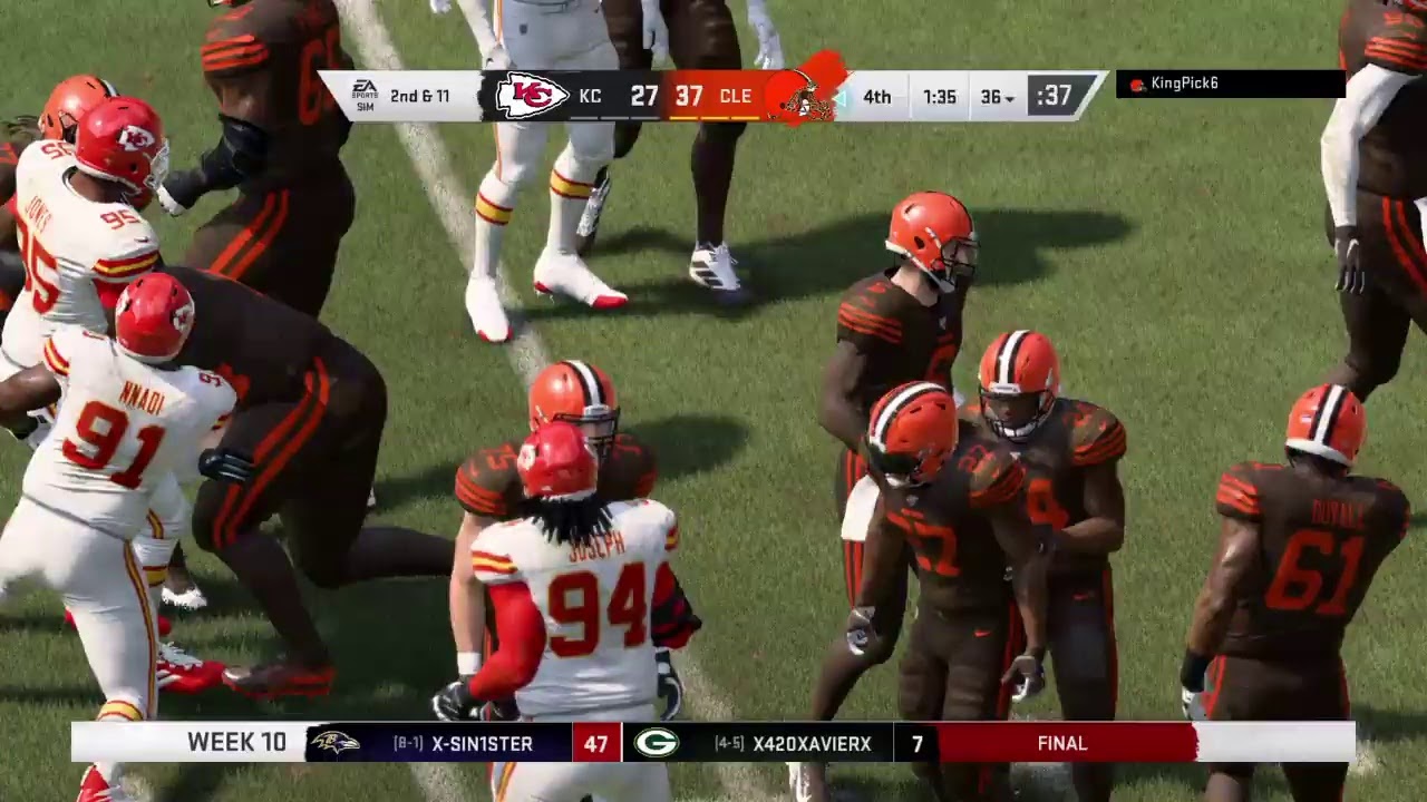 GGFL S3 week 10 @ Browns - YouTube