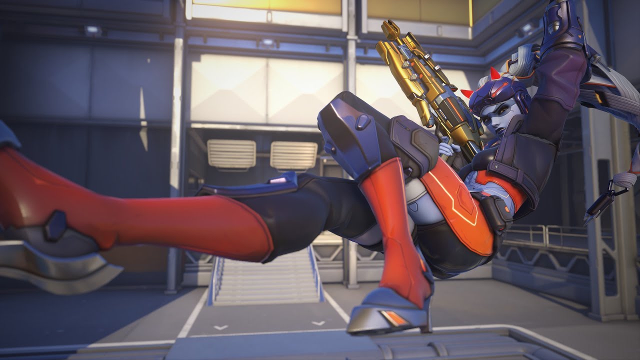 Cyberdevil Widowmaker Skin Demo Golden Weapon Youtube