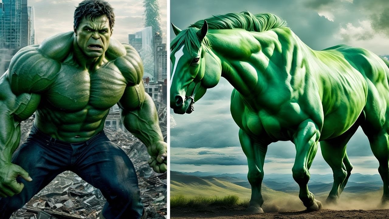 SUPERHEROES BUT HORSES!! 🔥🔥(MARVEL & DC) 💥AVENGERS💥 - YouTube