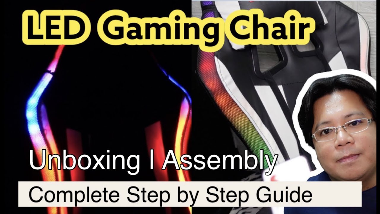 LED Gaming Chair | How to assemble? | Unboxing, Assembly, Review ...