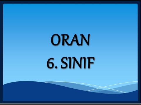 ORAN 6. SINIF #oran