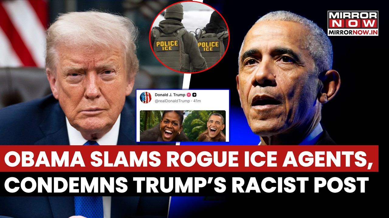 Obama Slams Trump’s ICE ‘Rogue Behaviour,’ Condemns Racist ‘Ape’ Video ...