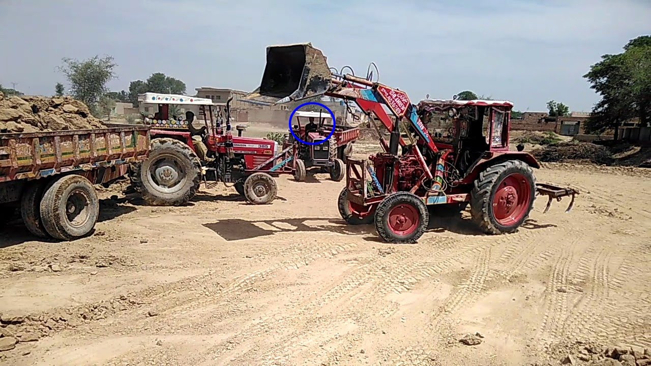 Massey Forgosen 385 60hp tractors performance on trali work 2021 ...
