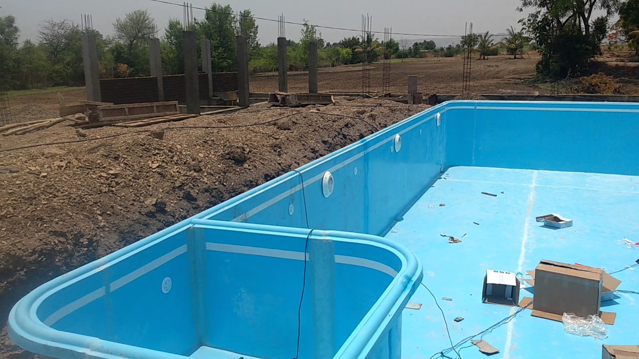 FRP Ready swimming pool made by Blue star pools & spa - YouTube