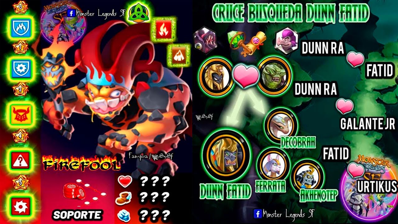 FireFool excelente monstruo + Evento de cruce de Dunn Fatid + info ...
