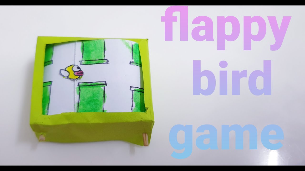 Do flappy bird game / DIY flappy bird game / DIY game / DIY gaming / En ...