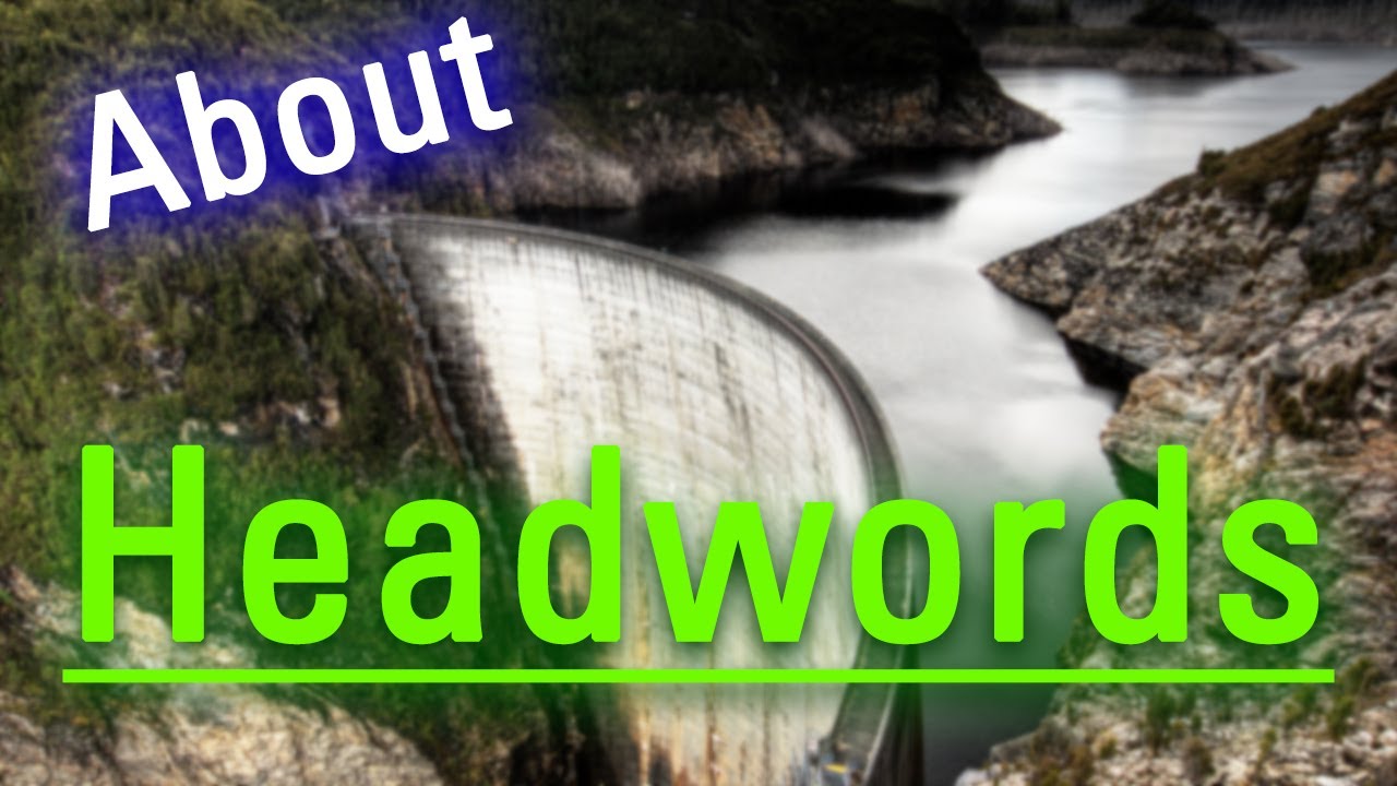 What is Headwords? | How to Say Headwords in English? | How Does ...
