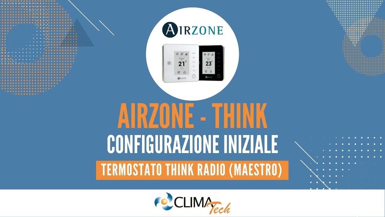 Airzone Think radio MAESTRO - Configurazione iniziale - YouTube