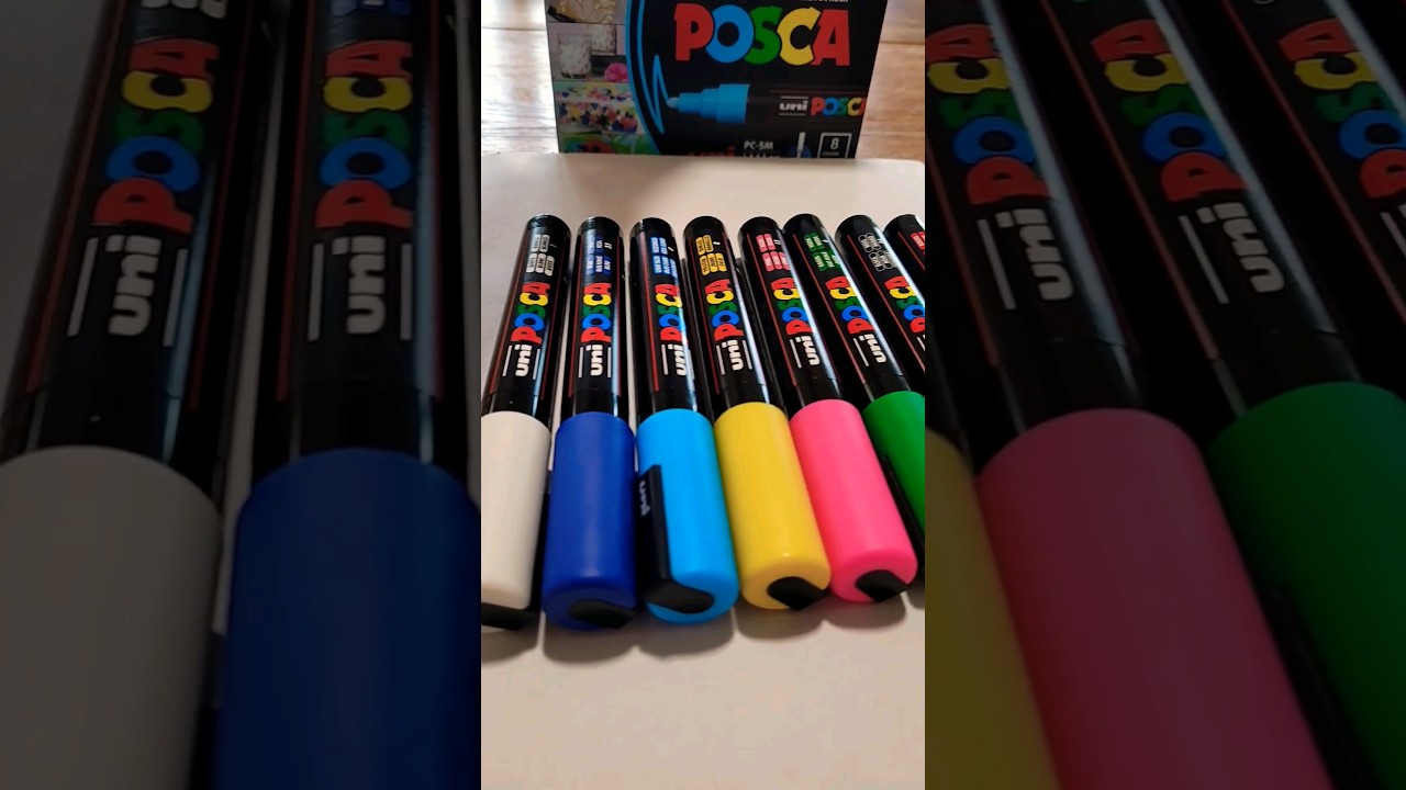 📦Unboxing 📦 ️POSCA MARKERS ️ #shorts #viral #trending #posca - YouTube