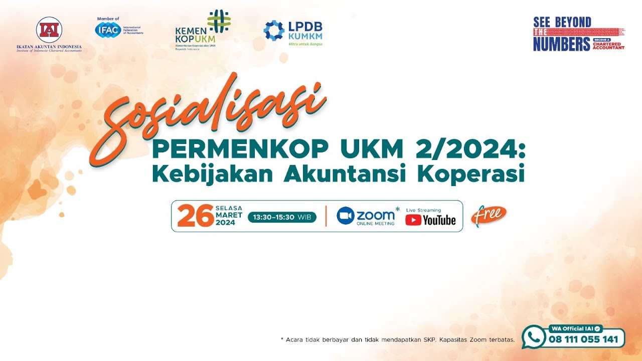 Sosialisasi - Permenkop UKM 2/2024: Kebijakan Akuntansi Koperasi - YouTube