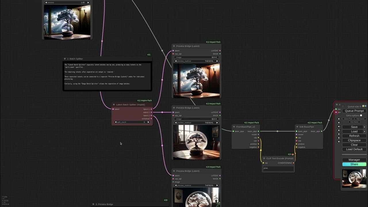 ComfyUI-Inspire-Pack: Batch Splitter - YouTube