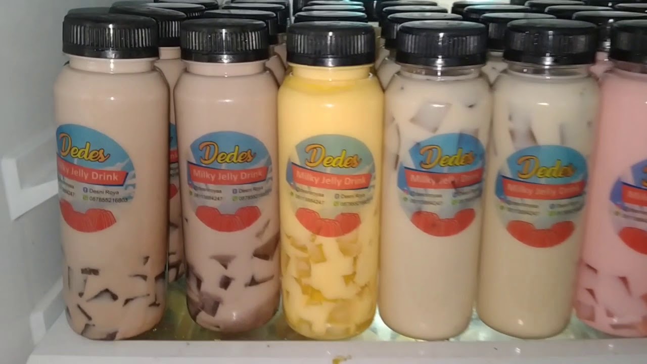 Dedes Milky Jelly Drink - YouTube