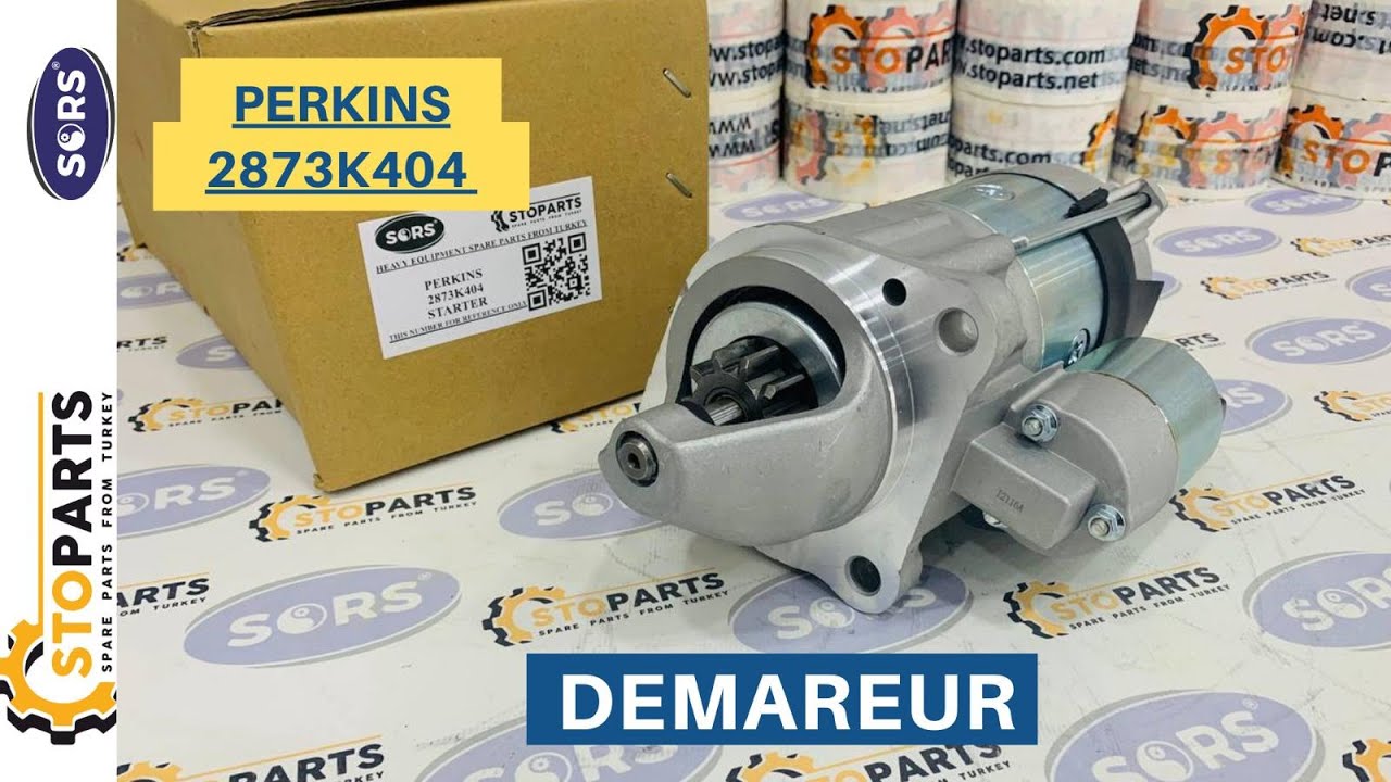 PERKINS 2873K404 DÉMARREUR - YouTube