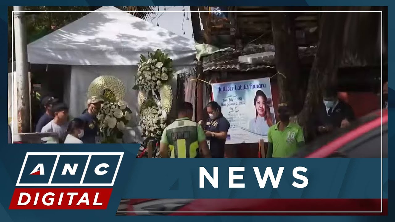 Jullebee Ranara's family appeals for privacy as wake starts | ANC - YouTube