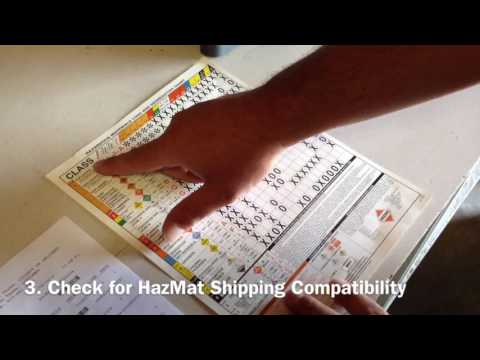 BWI UPS HAZMAT - Video 1: Identifying and Processing the HazMat Order ...