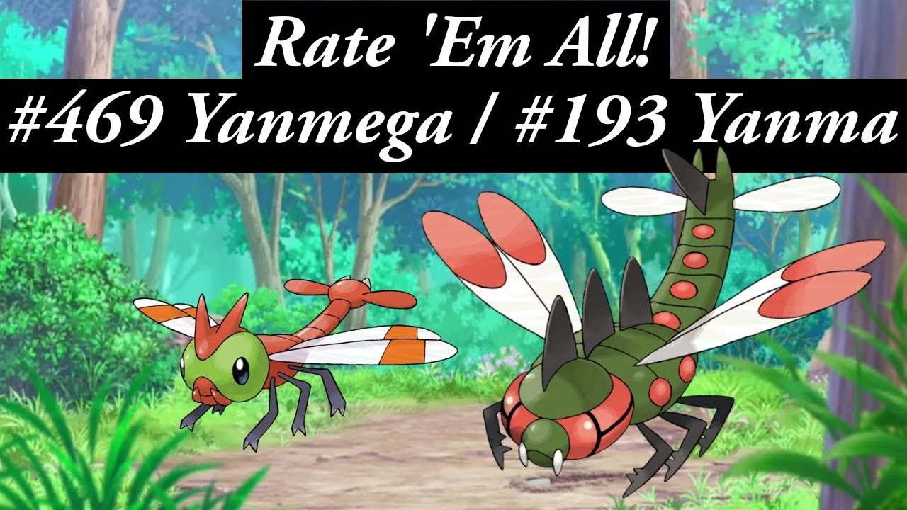YANMEGA is a HUGE Upgrade from YANMA . RATE EM' ALL! Ep 469! - YouTube