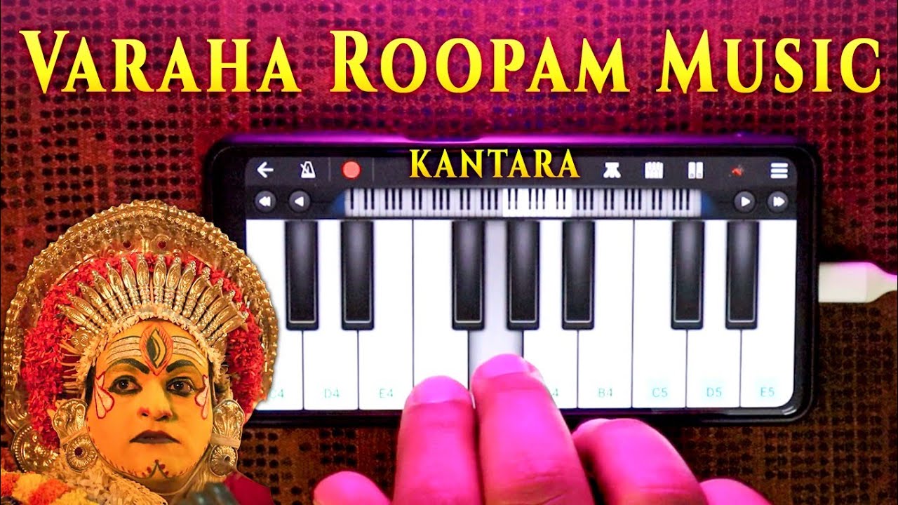 KANTARA song - Varaha Roopam Music | Mobile Piano+Drum | WalkBand ...