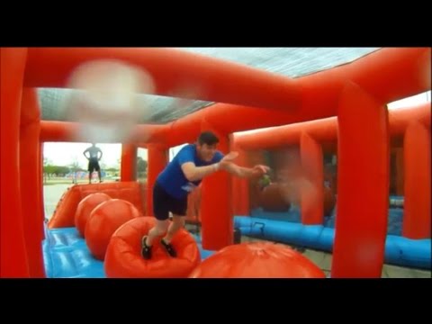 Wipeout Run 5K - Dallas (Full Course. GoPro) - YouTube