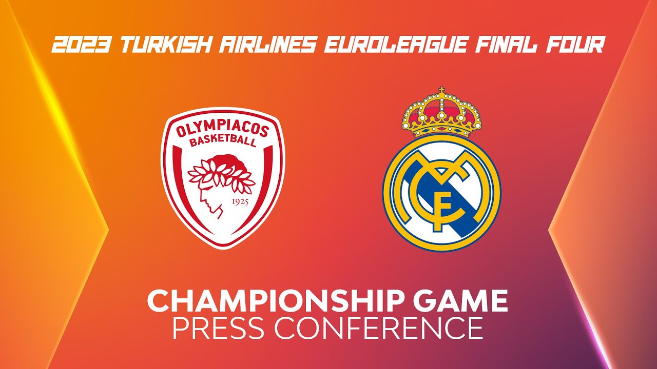 2023 Turkish Airlines EuroLeague Championship Game Press Conference ...