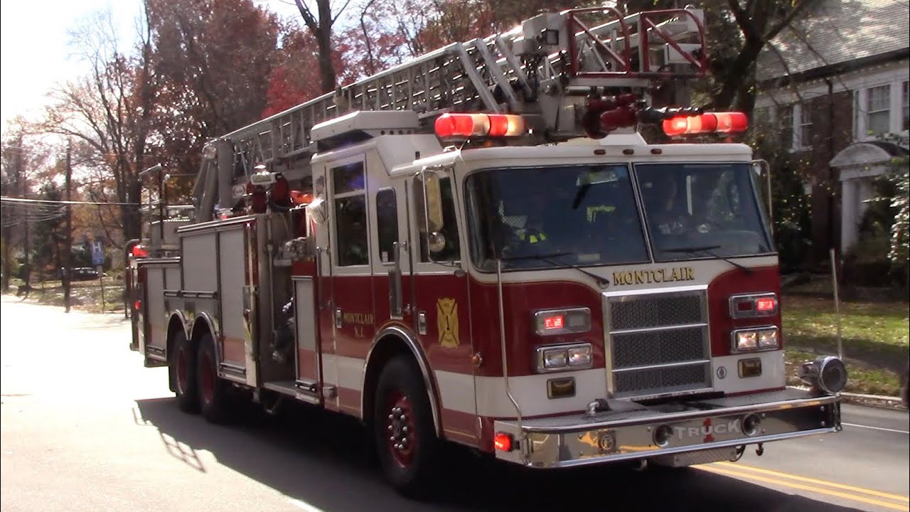 Montclair Fire Department Engine 1 And Truck 1 Responding 11-14-18 ...