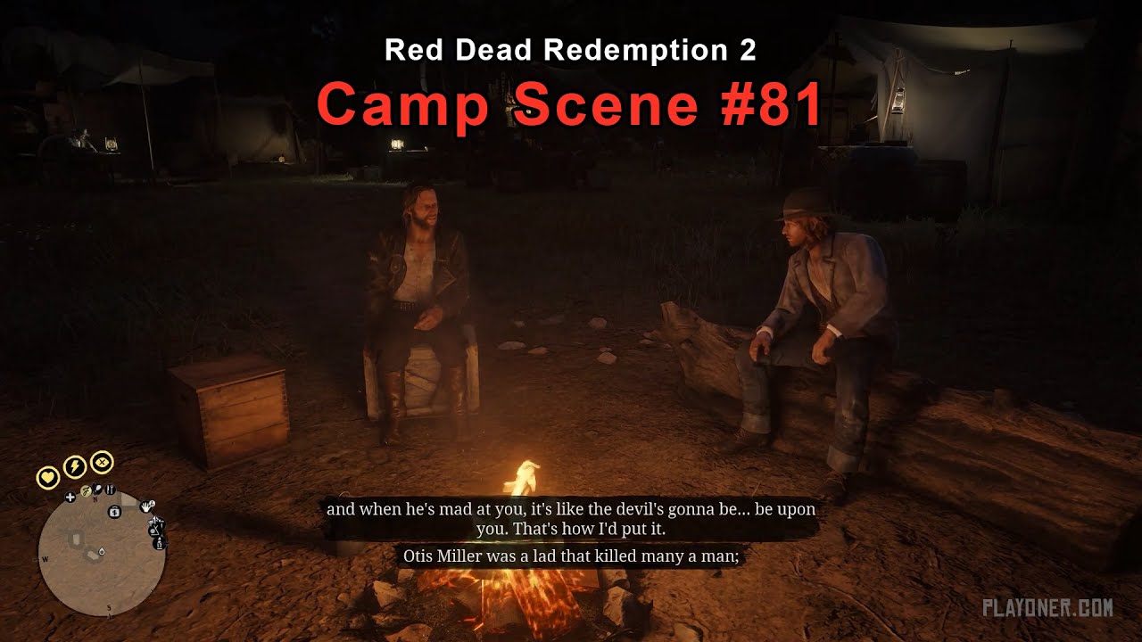 Kieran talks about Colm O'Driscoll - Camp Scene #81 - Red Dead ...