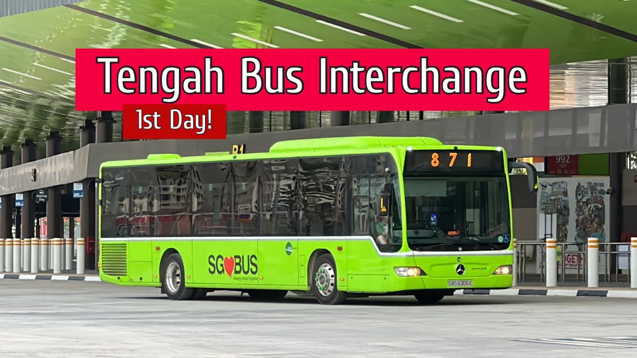 FIRST DAY! | Buses at Tengah Bus Interchange - YouTube