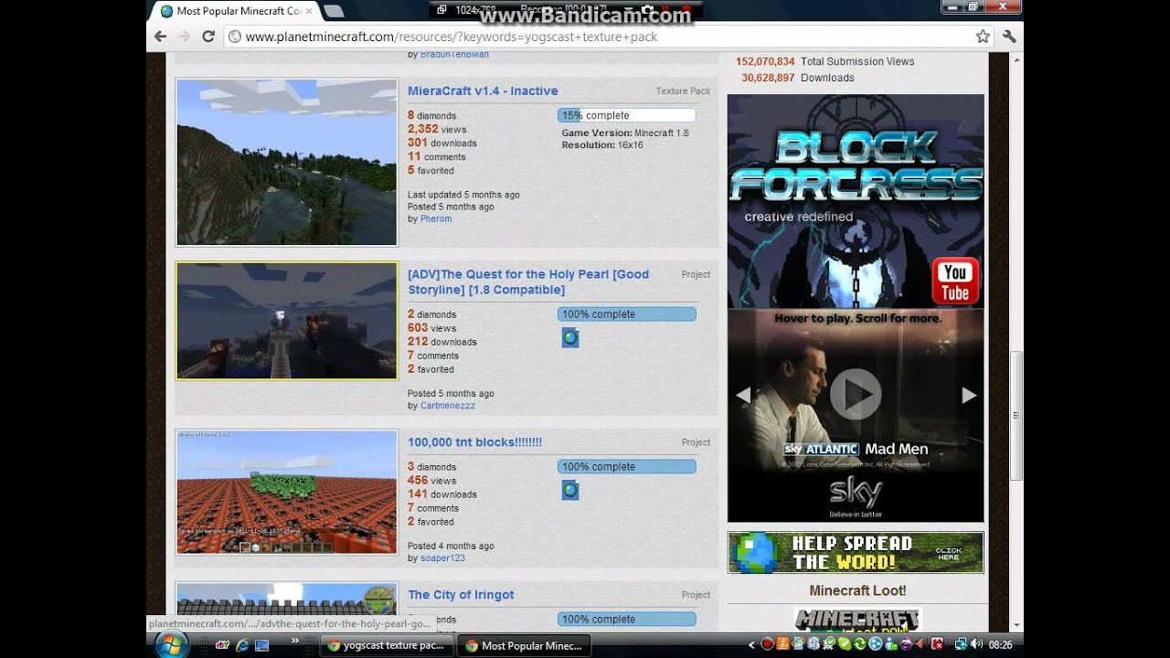 how to get the yogscast texture pack - YouTube