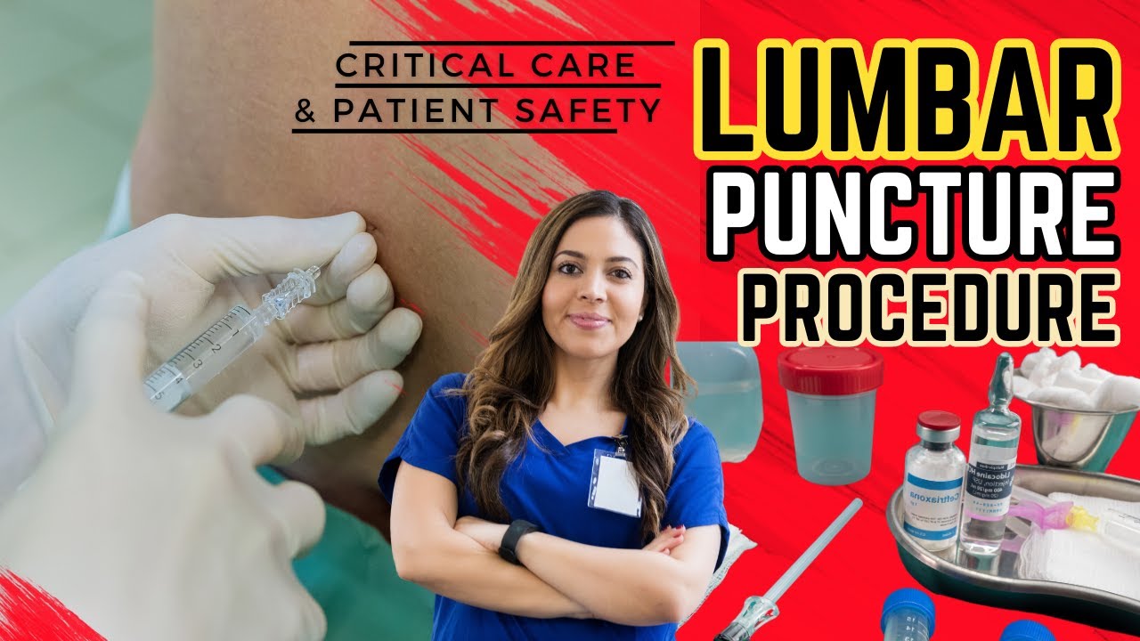 Lumbar Puncture procedure | 4K | procedures | CRITICAL CARE & PATIENT ...