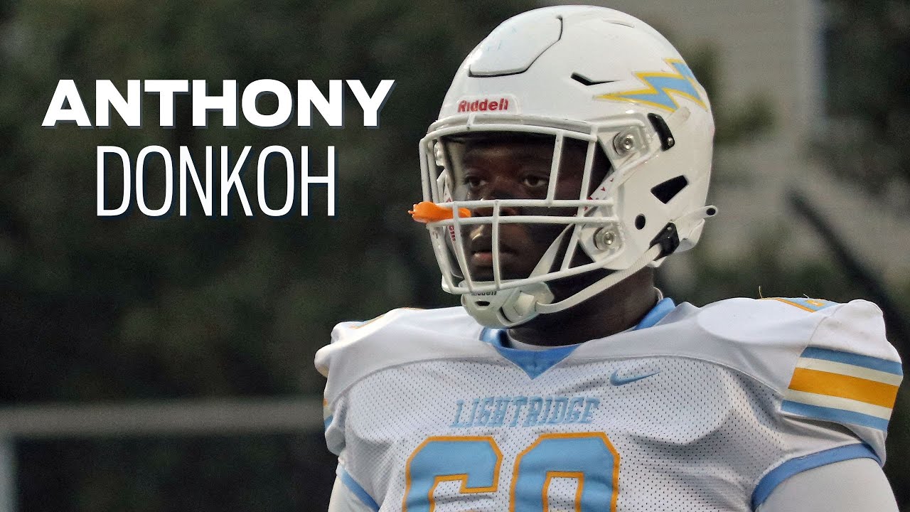 Watch Highlights of four-star Penn State commit Anthony Donkoh - YouTube