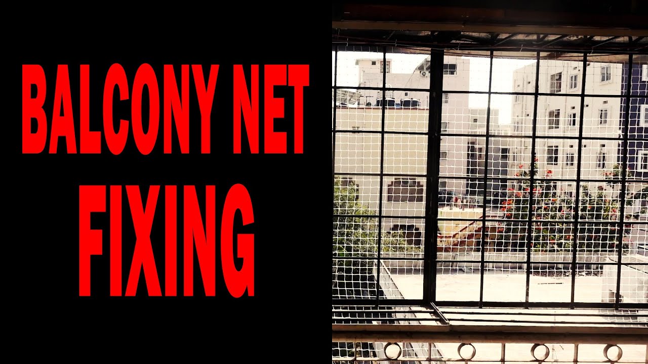Pigeon Net Fixing | Balcony safety net, Anti bird net, anti pigeon net ...