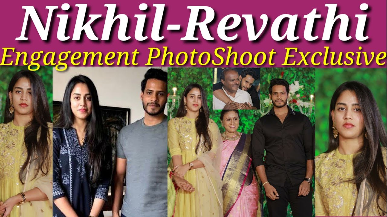 Nikhil Kumaraswamy Revathi Engagement Photoshoot Exclusive Photos ...