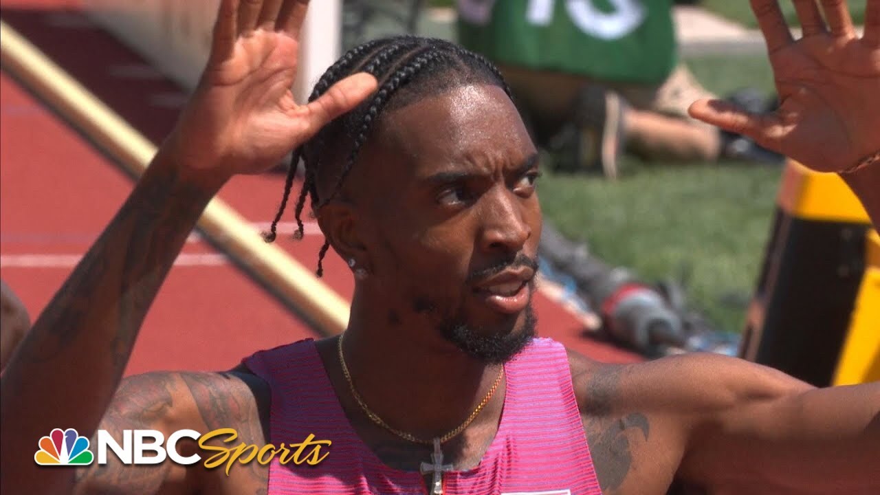 USA's Michael Cherry guarantees place in semifinal with 400m heat win ...