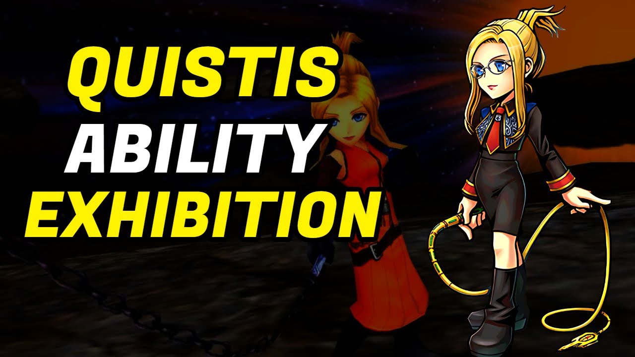 Final Fantasy VIII Quistis Trepe Limit Abilities VS Dissidia Opera Omnia Comparison (1999 VS ...