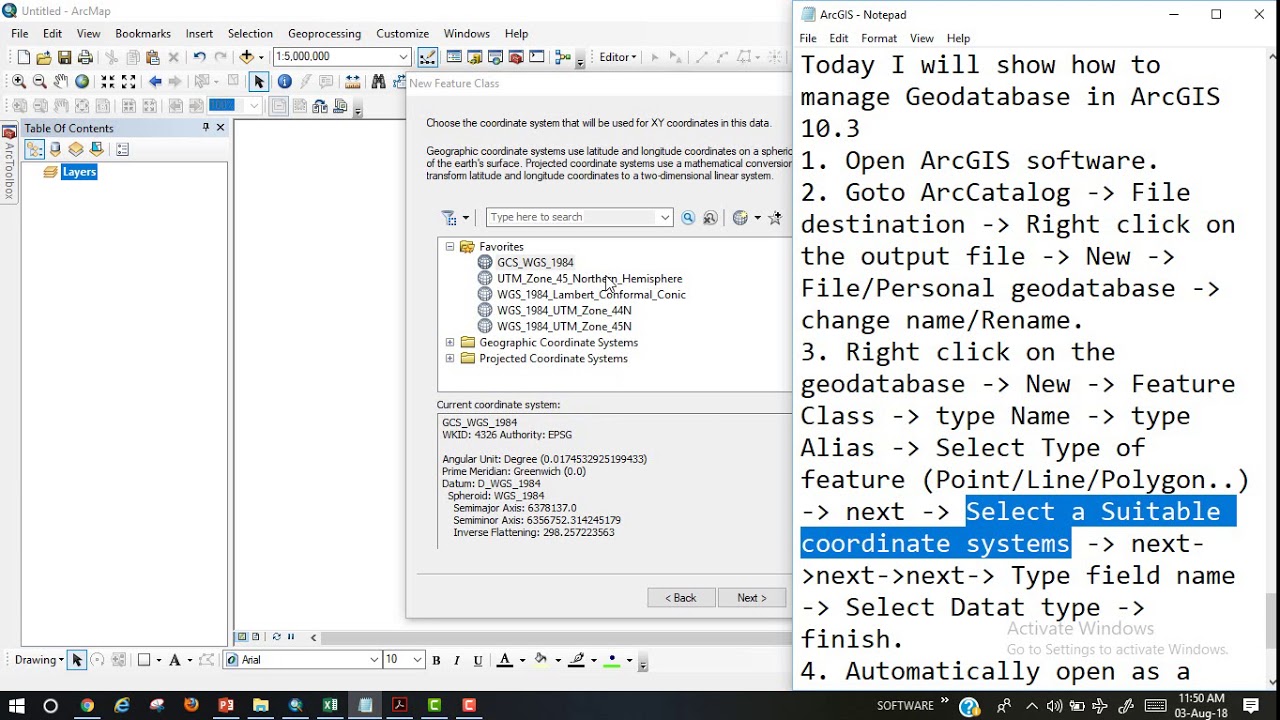 How To Manage Geodatabase In Arcgis 103 Youtube
