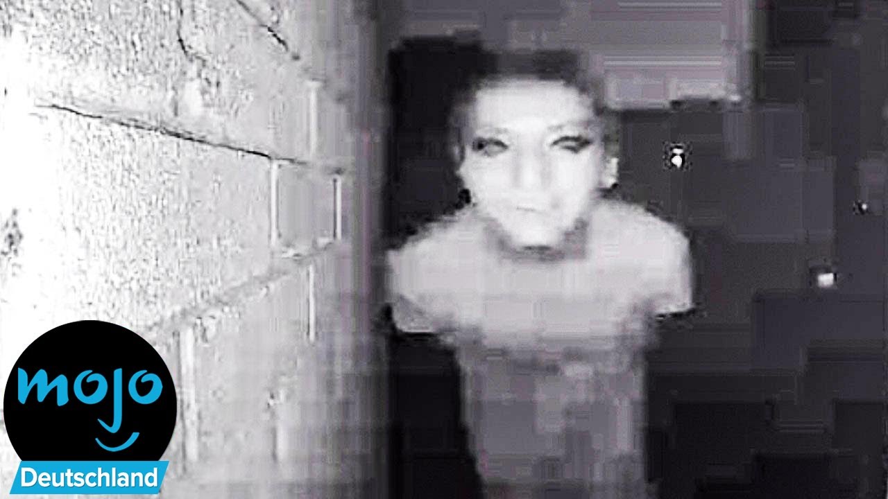 Top 10 merkwürdige gruselige Aufnahmen von Überwachungskameras - YouTube