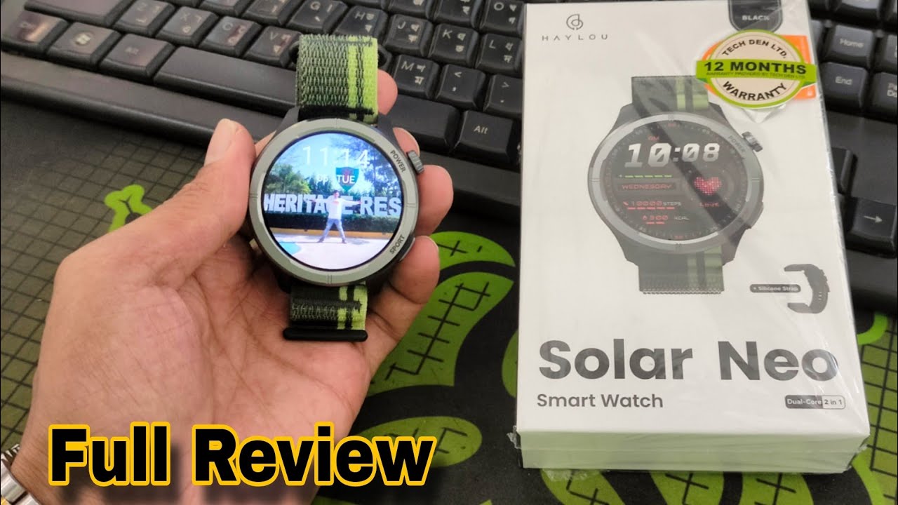 Haylou Solar Neo Smart Watch || Full Review 2024 || Tech With Babor ...