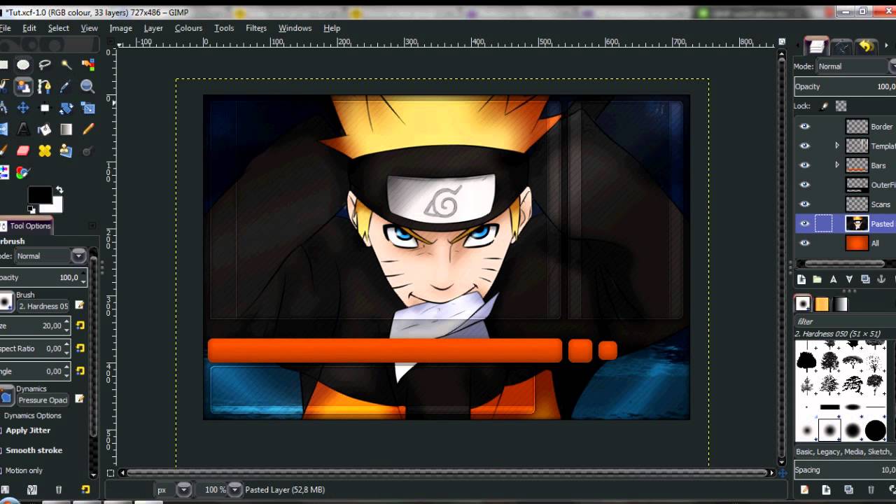 Xat GIMP Background Tutorial - YouTube