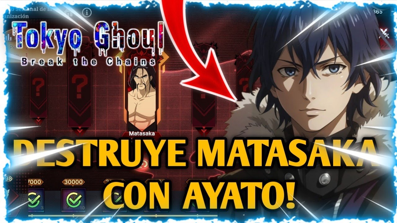 MEJORES EQUIPOS PARA MATASAKA JEFE DE ORGANIZACIÓN/TOKYO GHOUL BREAK ...