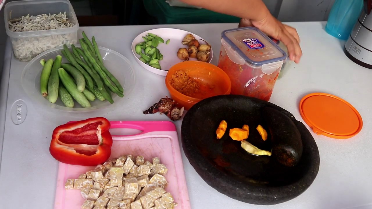 MASAK ARSIK IKAN TERI DENGAN TOPPING PETE + KECOMBRANG & SAYUR-SAYURAN ...