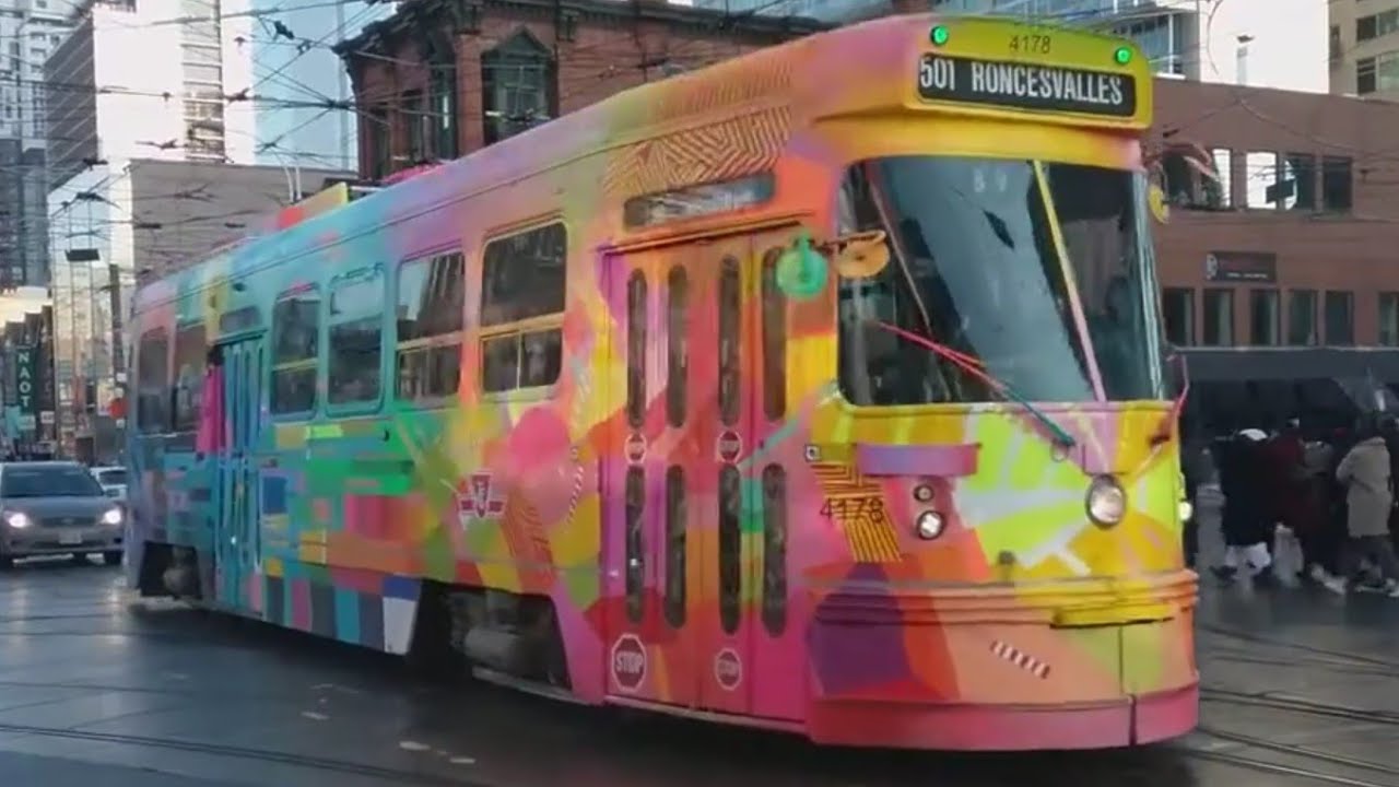 TTC CLRV 4178 At Queen Street West - YouTube
