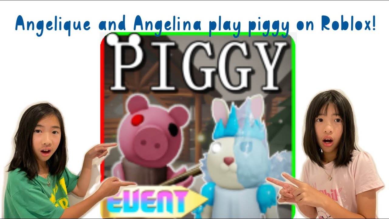 Angelique and Angelina play Piggy on Roblox! Game review - YouTube