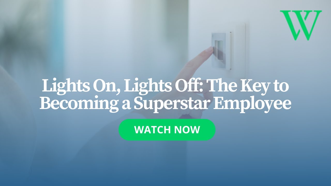 Lights On, Lights Off: The Key to Becoming a Superstar Employee - YouTube