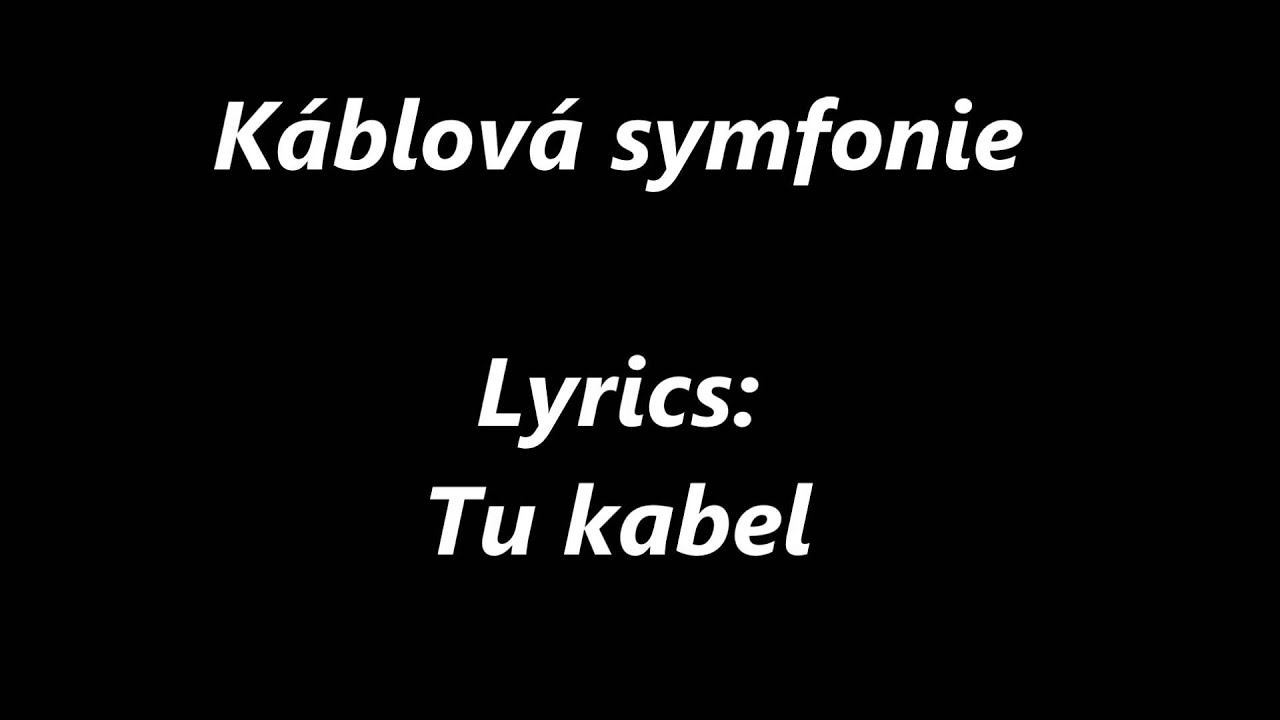 Tukábel - Kablová symfonie [prod. by Beethoven] - YouTube