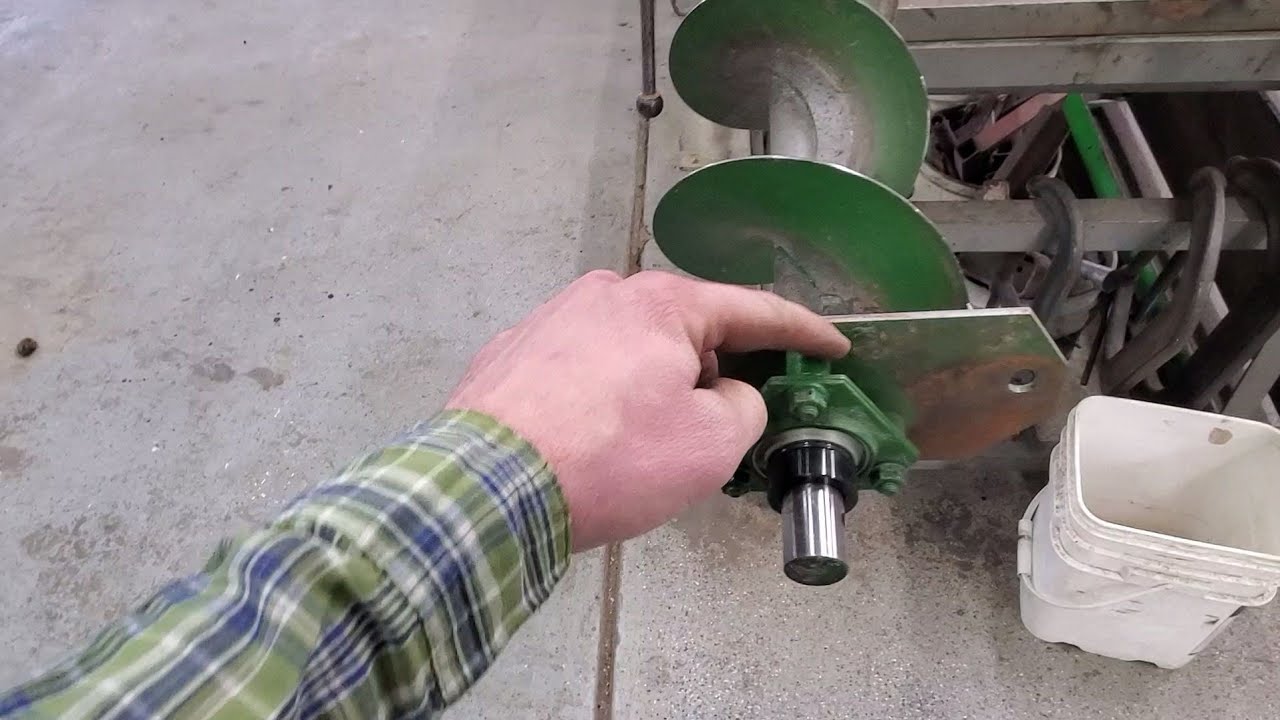 Changing Shoe Auger Bearings - #51 - YouTube